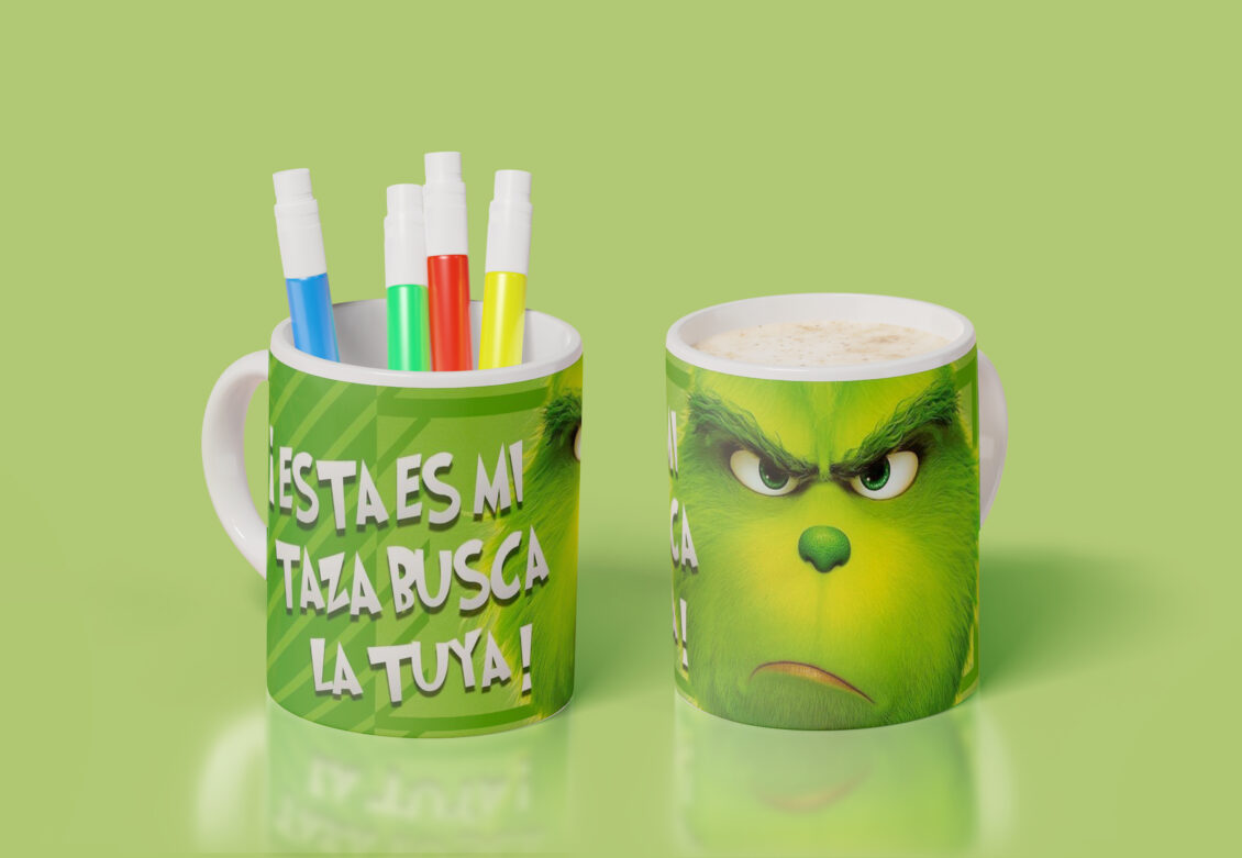 Taza Grinch 01 - Sirania Creaciones